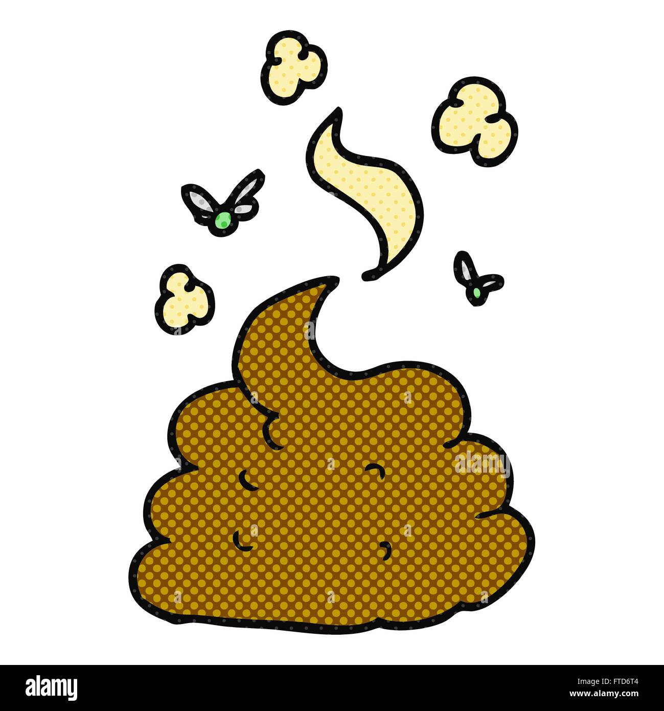 freehand drawn cartoon gross poop Stock Vector Image & Art - Alamy