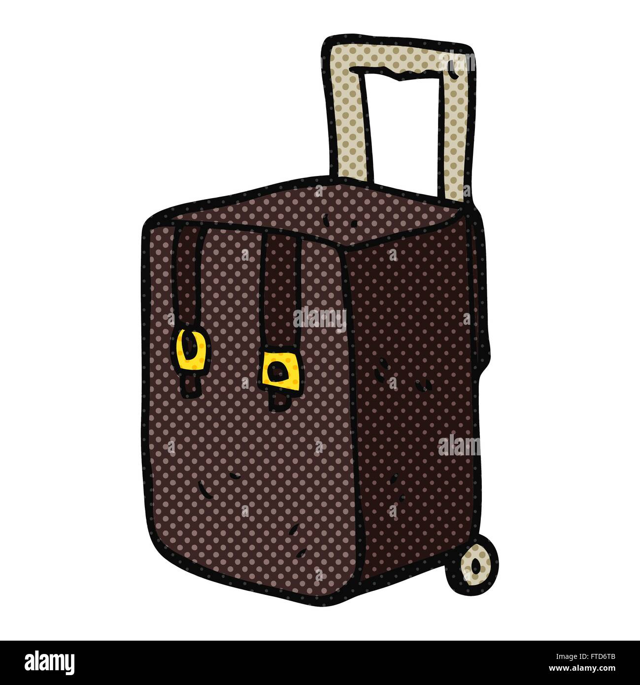 freehand drawn cartoon luggage Stock Vector Image & Art - Alamy
