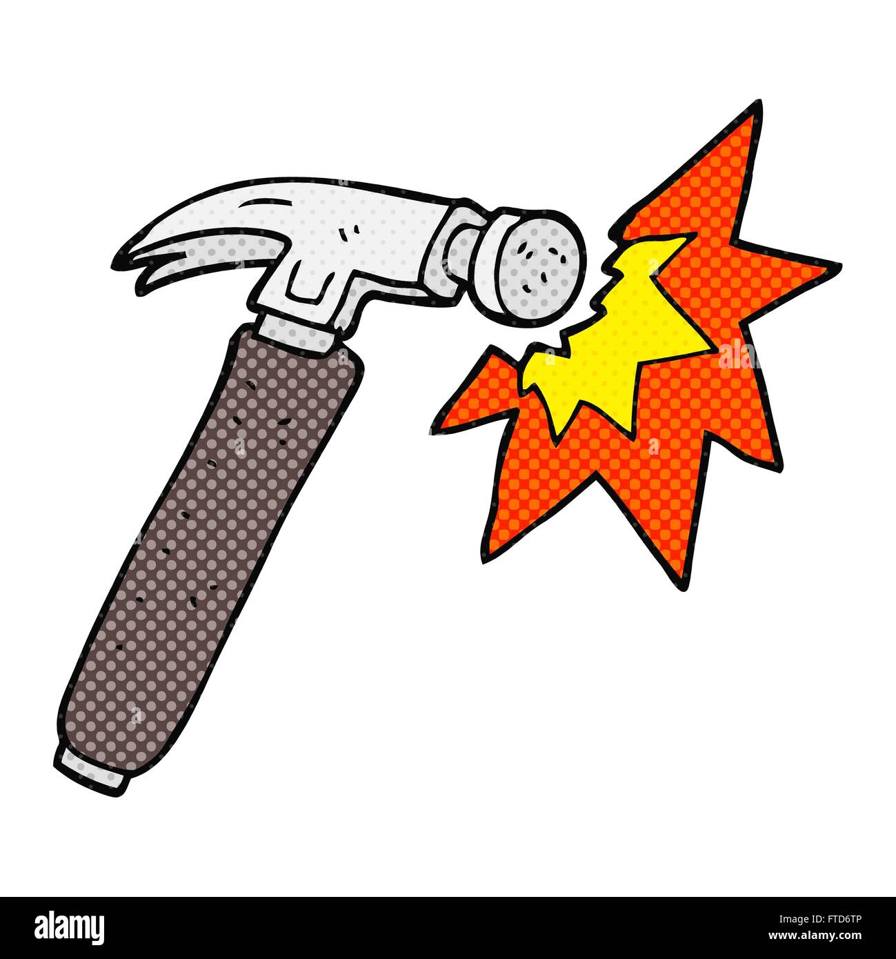 freehand drawn cartoon hammer Stock Vector Image & Art - Alamy