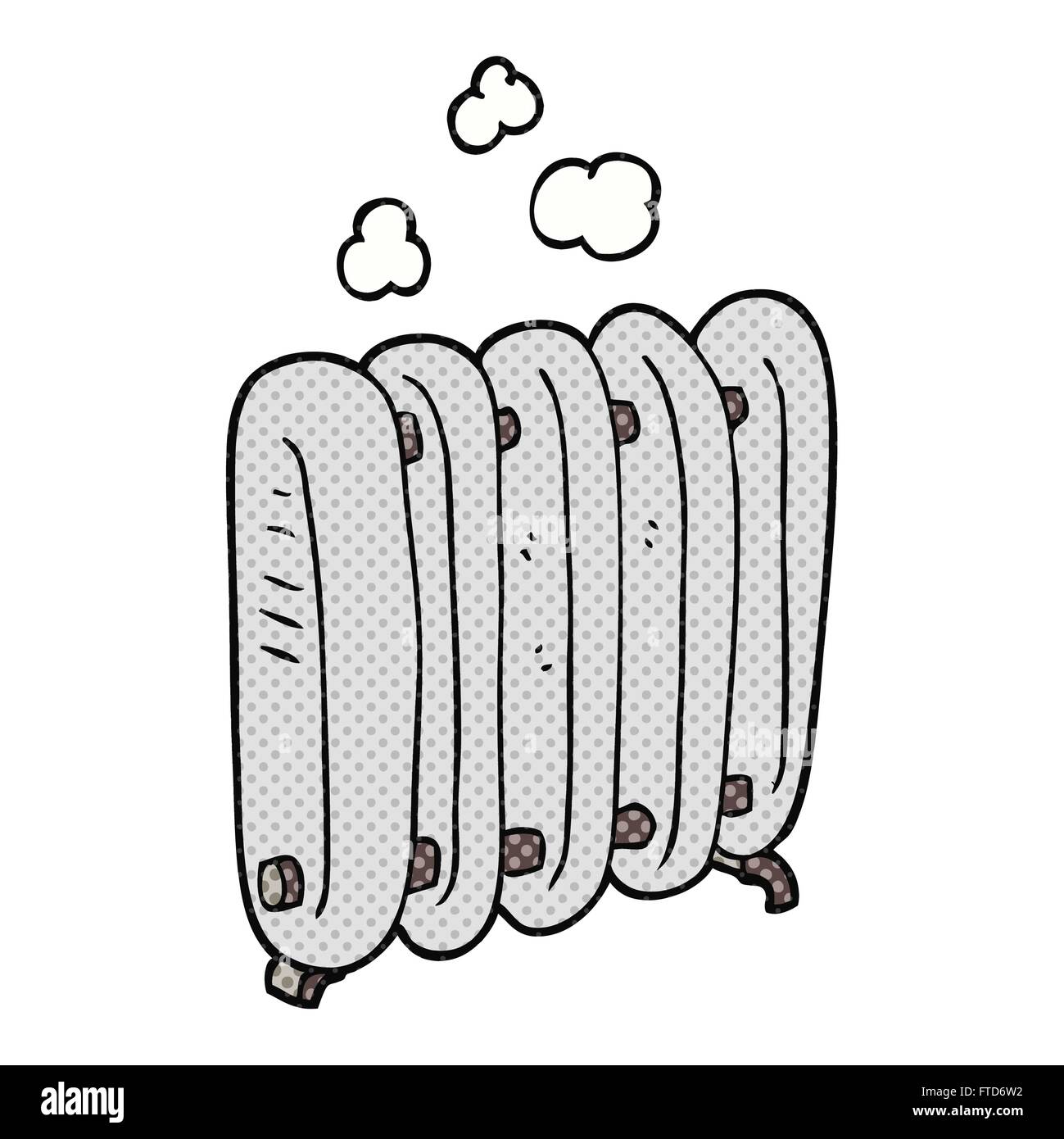 freehand drawn cartoon radiator Stock Vector Image & Art - Alamy