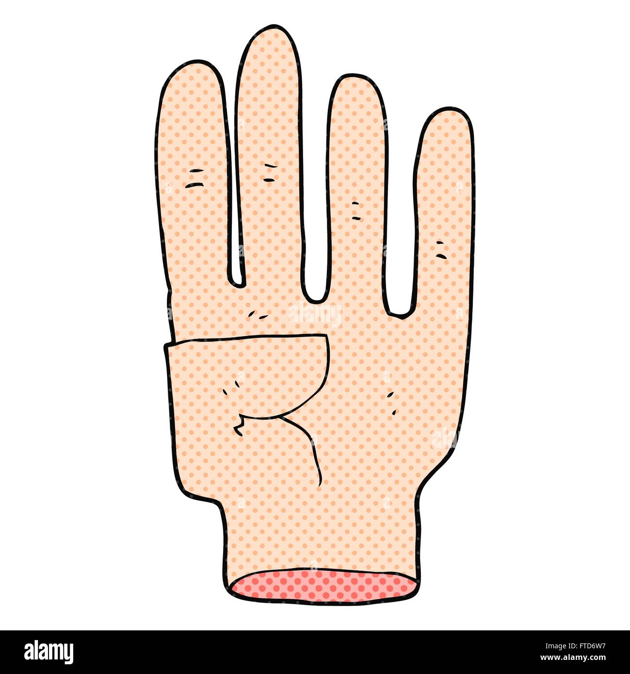 freehand drawn cartoon hand Stock Vector Image & Art - Alamy