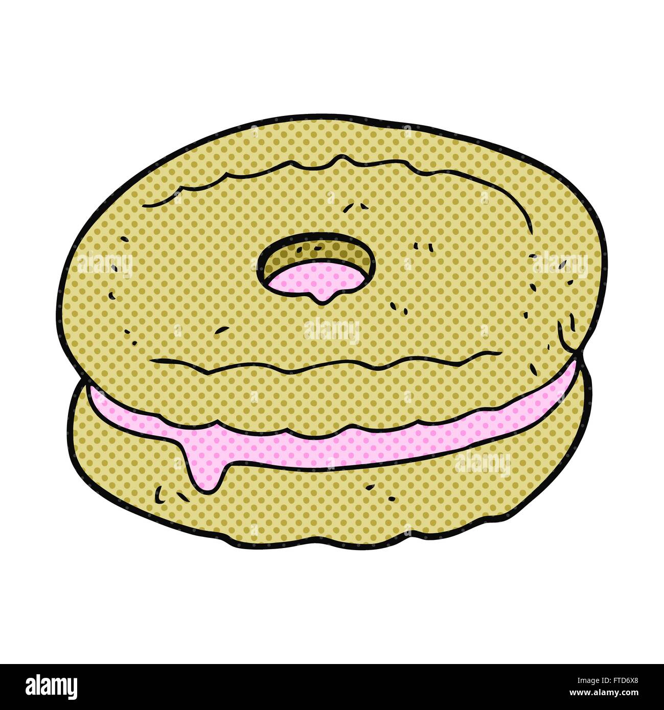 freehand drawn cartoon biscuit Stock Vector Image & Art - Alamy