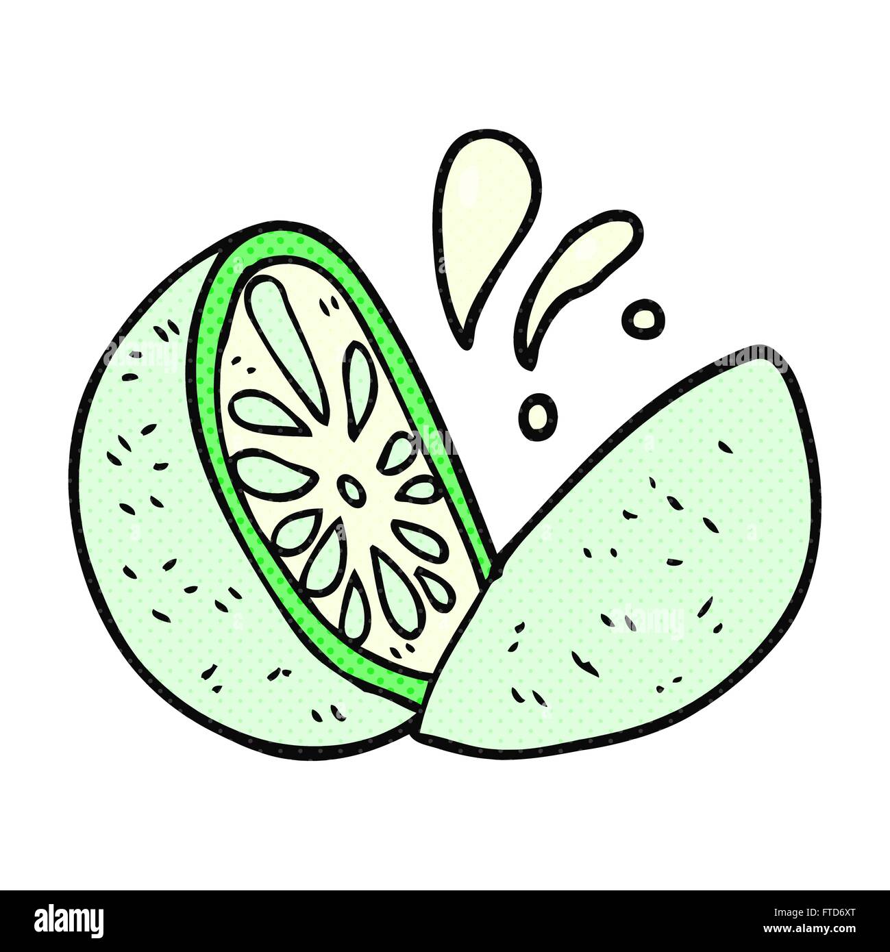 freehand drawn cartoon melon Stock Vector Image & Art - Alamy