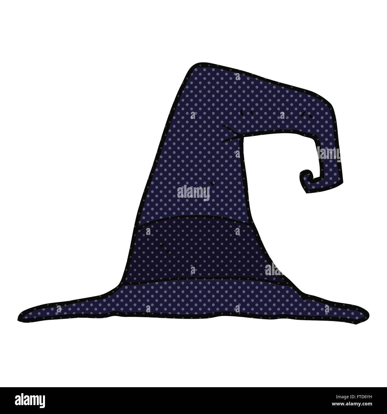 freehand drawn cartoon witch hat Stock Vector Image & Art - Alamy