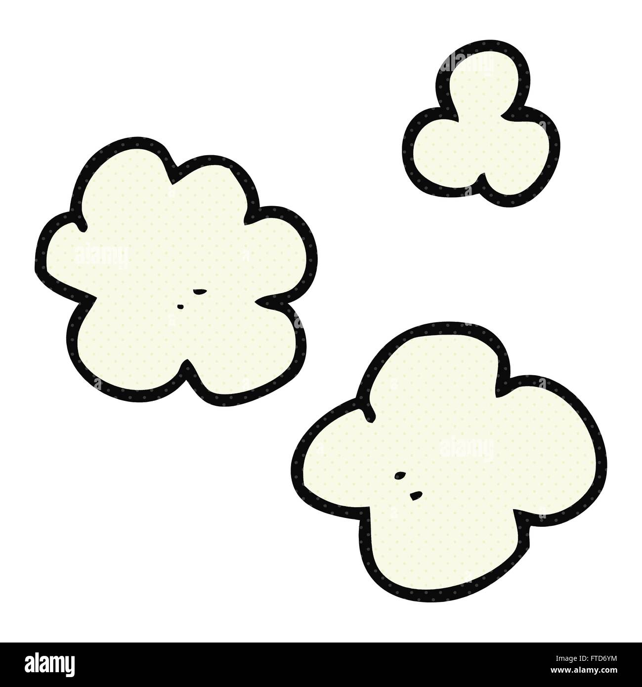 freehand drawn cartoon puff of smoke Stock Vector Image & Art - Alamy