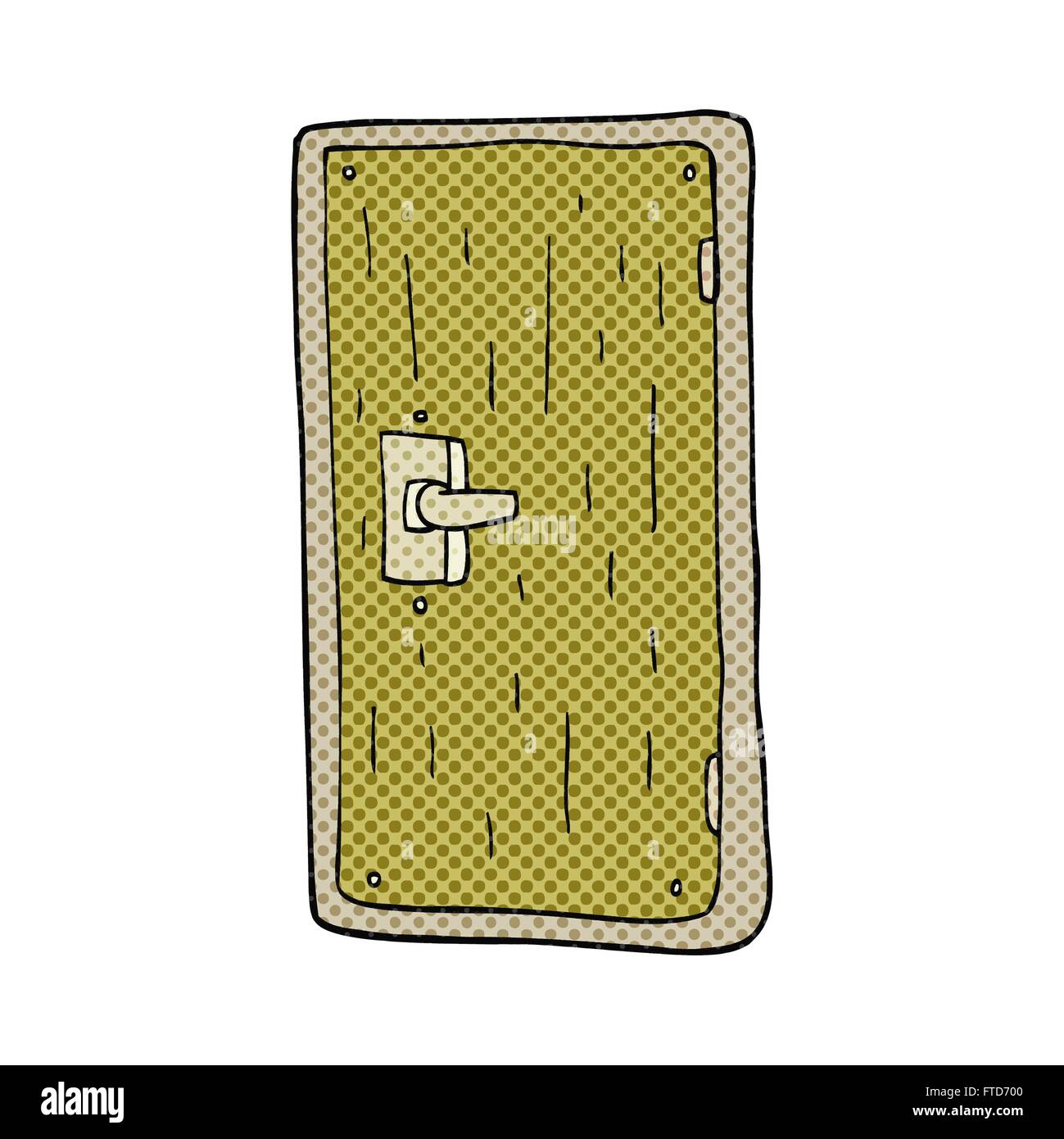 freehand drawn cartoon door Stock Vector Image & Art - Alamy