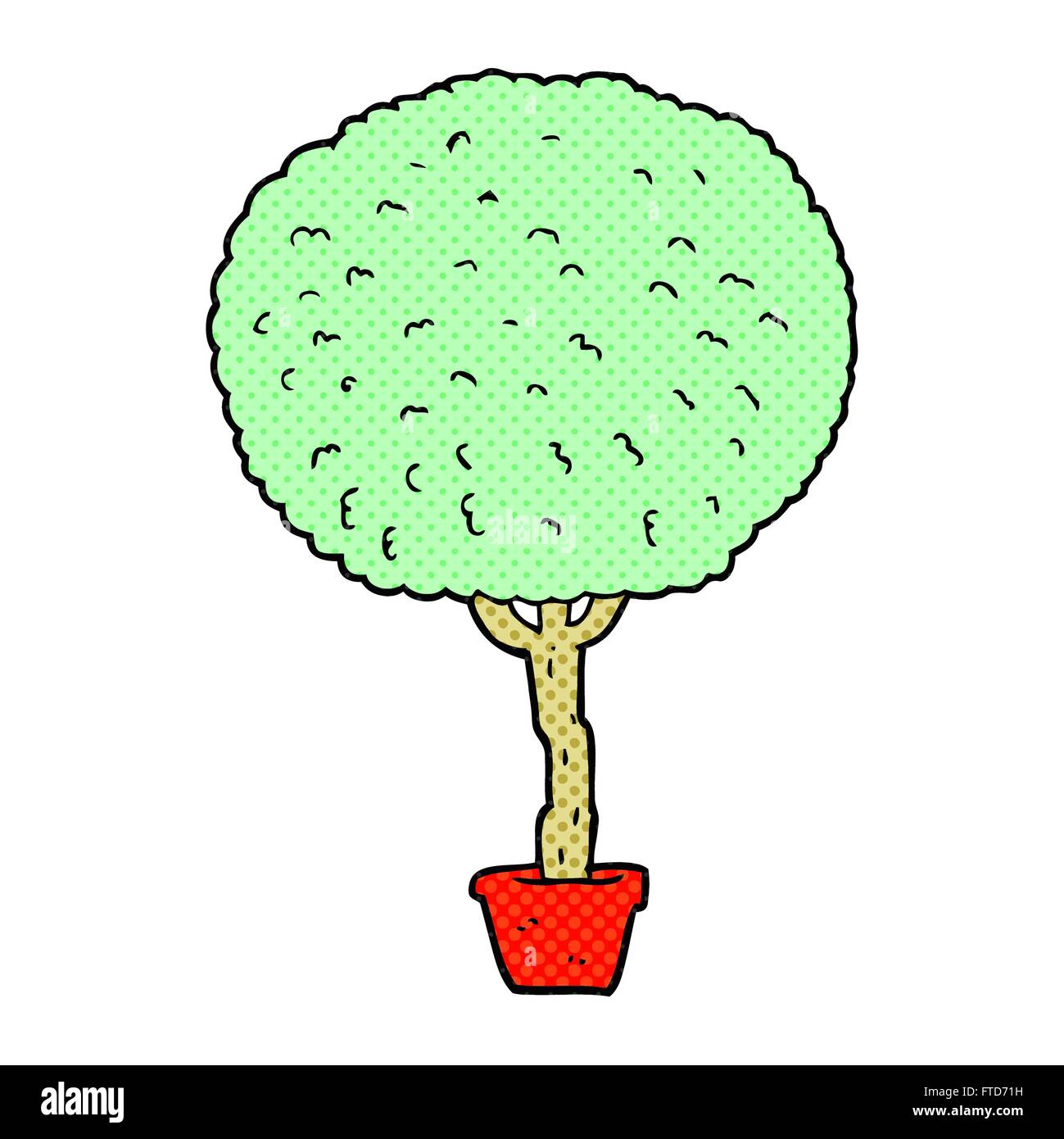 freehand drawn cartoon tree Stock Vector Image & Art - Alamy