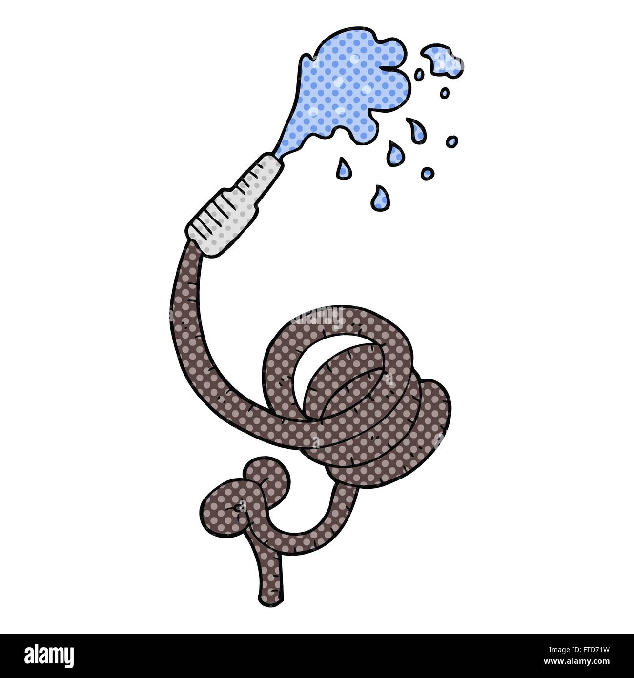 freehand drawn cartoon hose pipe Stock Vector Image & Art - Alamy
