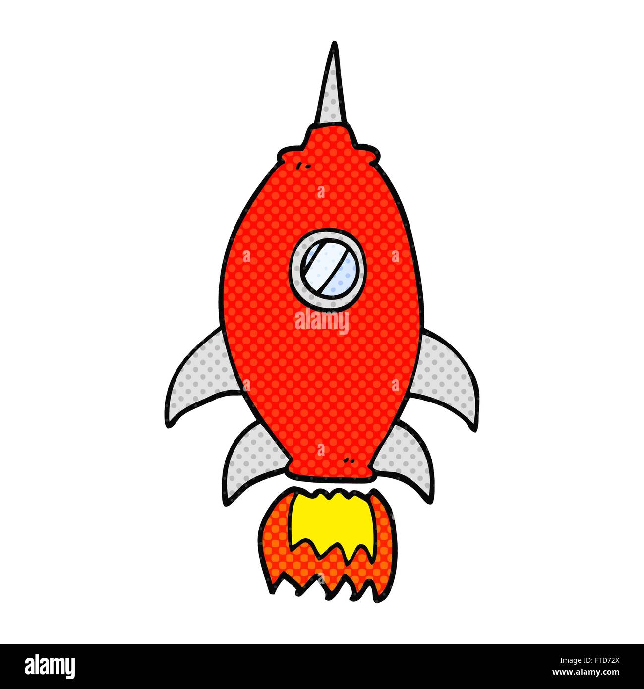 freehand drawn cartoon spaceship Stock Vector Image & Art - Alamy