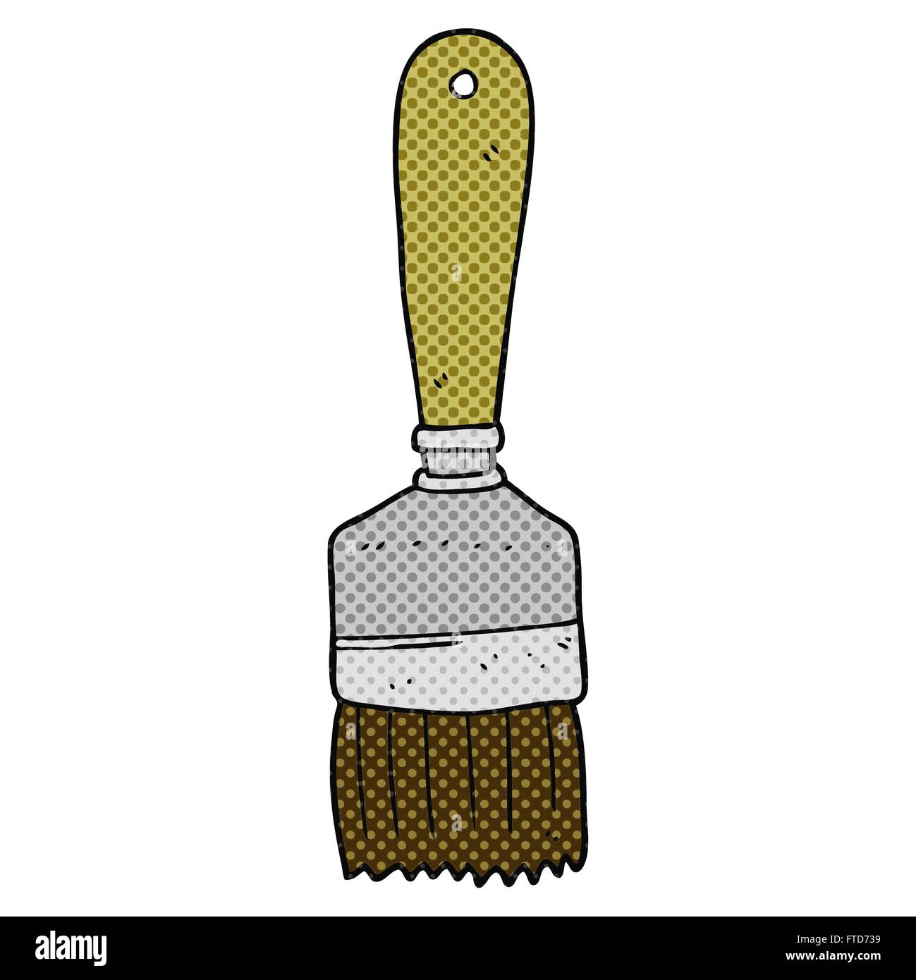 freehand drawn cartoon paint brush Stock Vector Image & Art - Alamy
