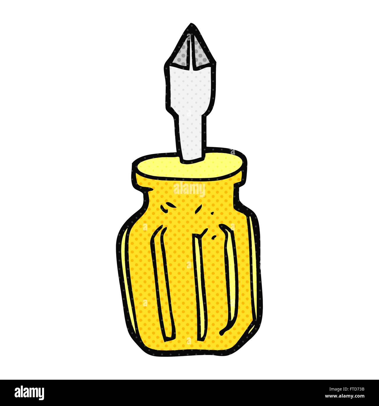 freehand drawn cartoon screwdriver Stock Vector Image & Art - Alamy