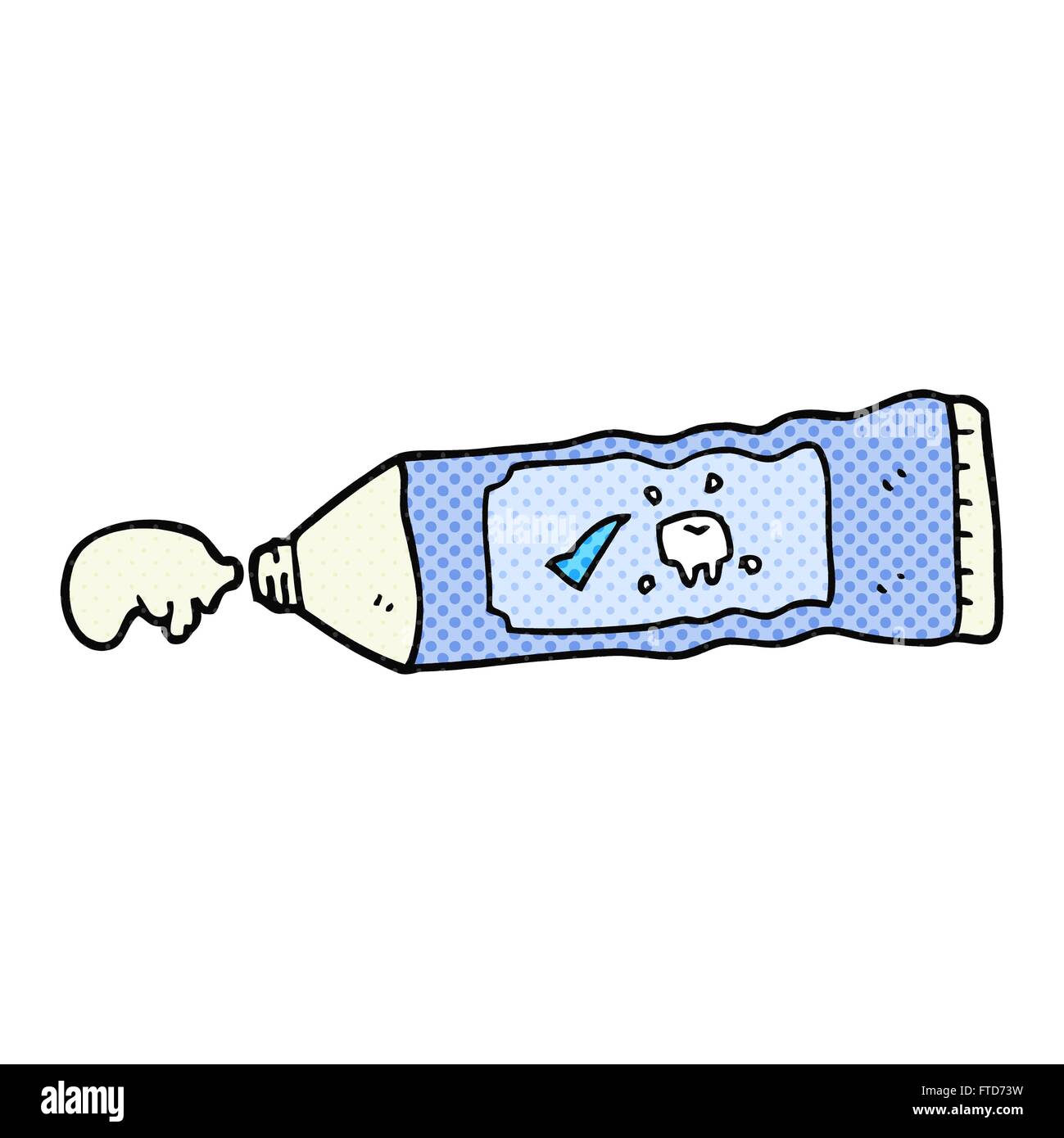 freehand drawn cartoon toothpaste Stock Vector Image & Art - Alamy