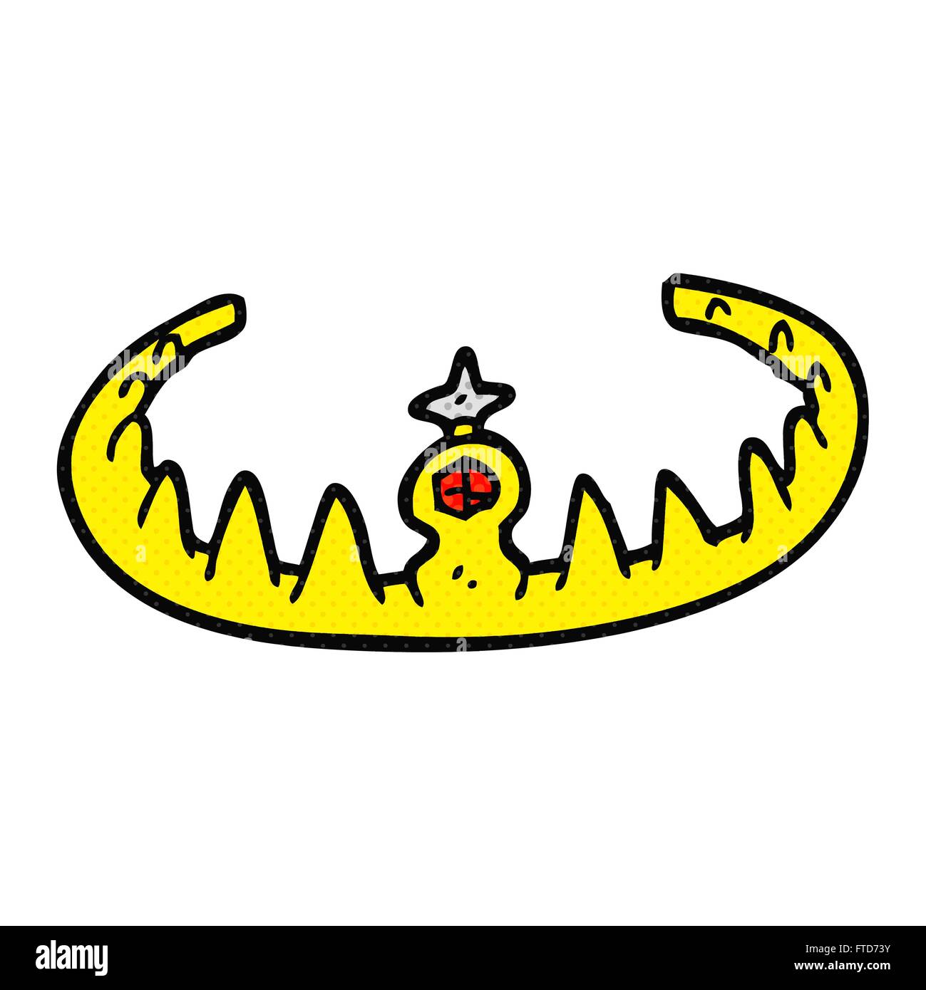 freehand drawn cartoon tiara Stock Vector Image & Art - Alamy