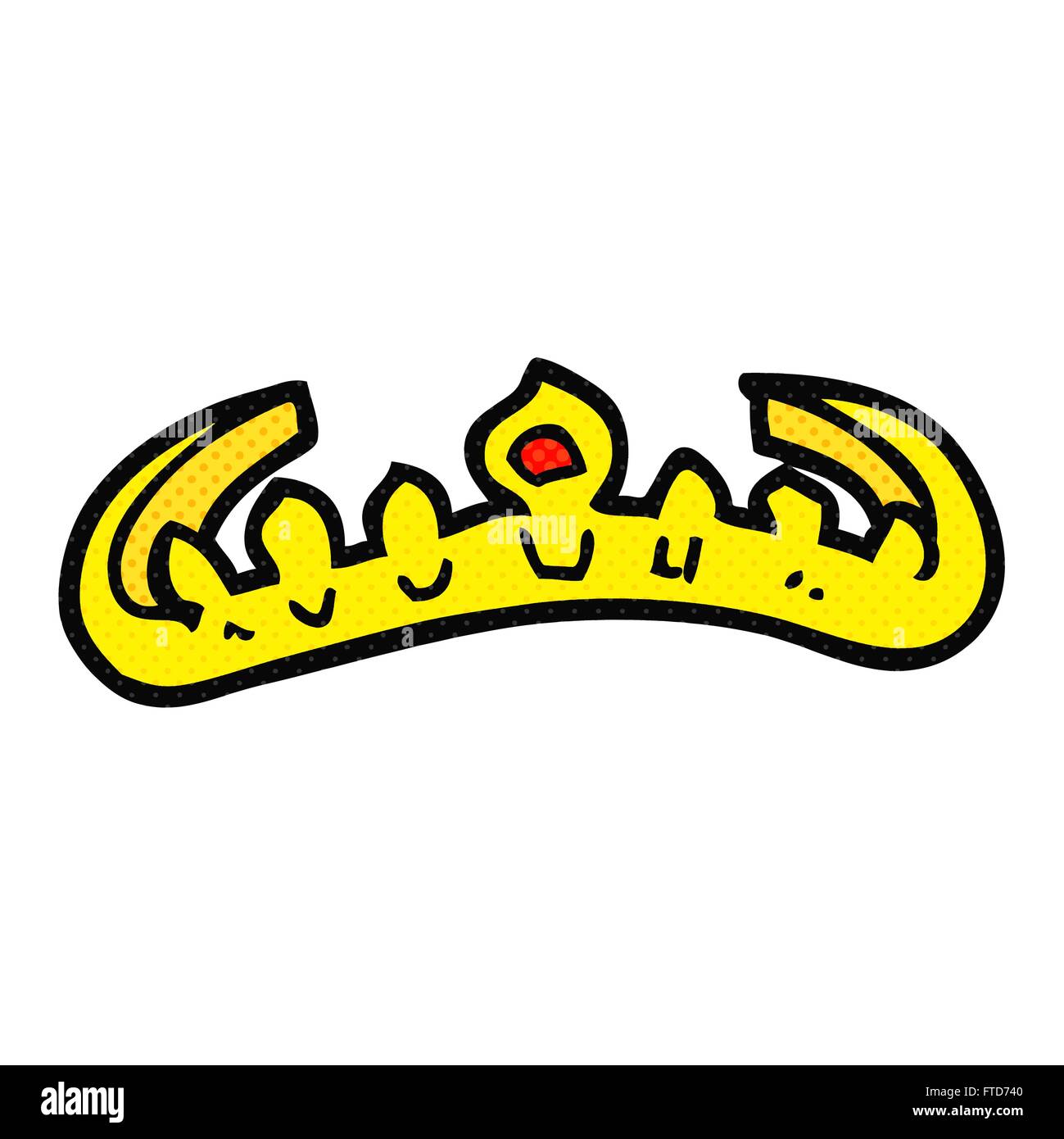 freehand drawn cartoon tiara Stock Vector Image & Art - Alamy
