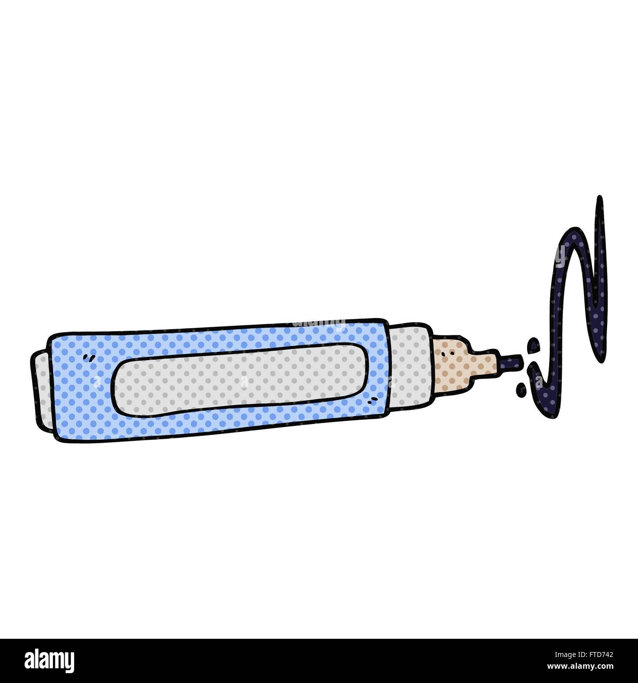 freehand drawn cartoon pen Stock Vector Image & Art - Alamy