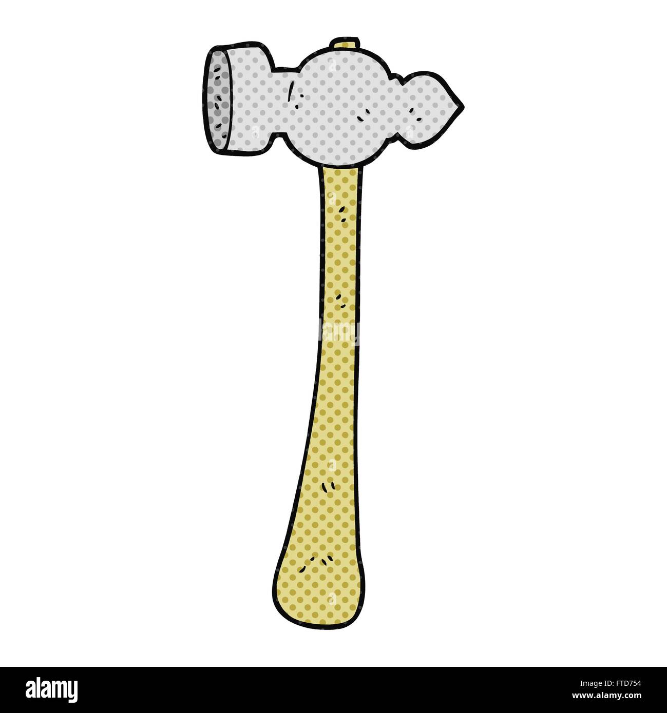 freehand drawn cartoon hammer Stock Vector Image & Art - Alamy