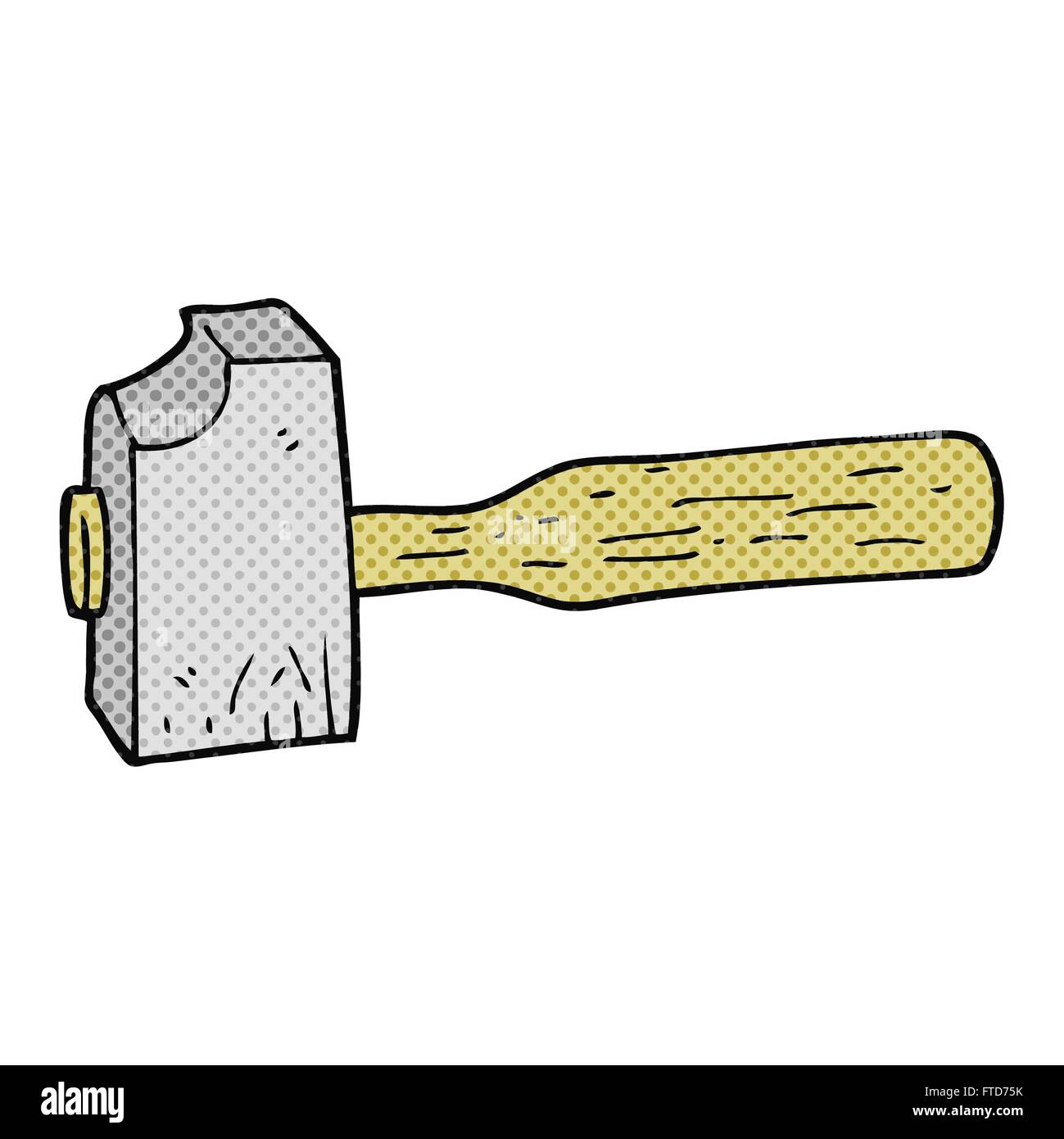 freehand drawn cartoon mallet Stock Vector Image & Art - Alamy