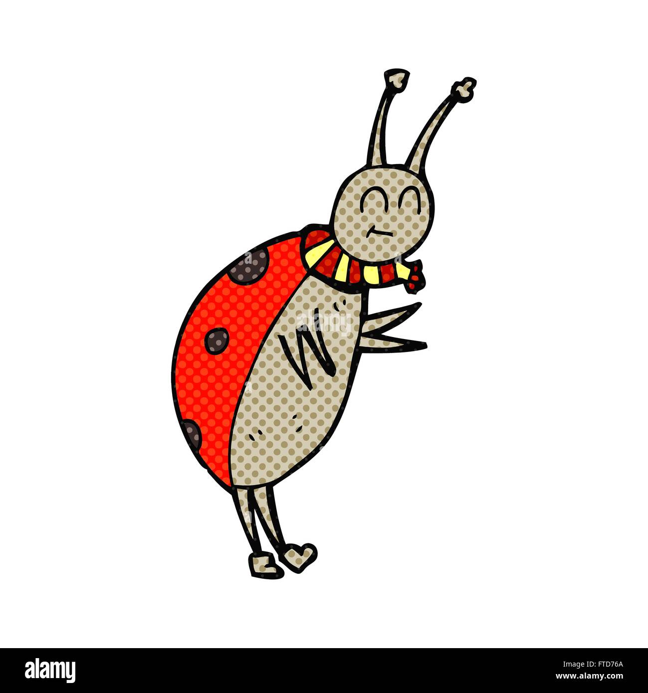 Cartoon ladybug waving hand hi-res stock photography and images - Alamy