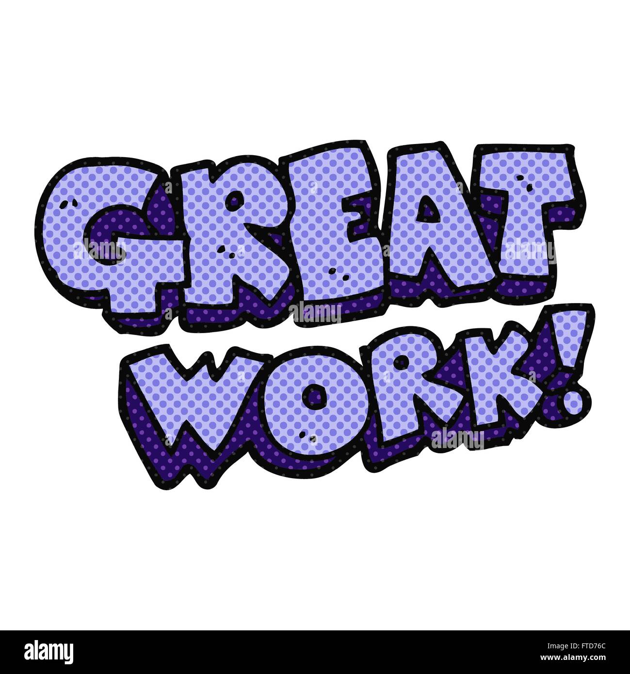 great work freehand drawn cartoon symbol Stock Vector Image & Art - Alamy