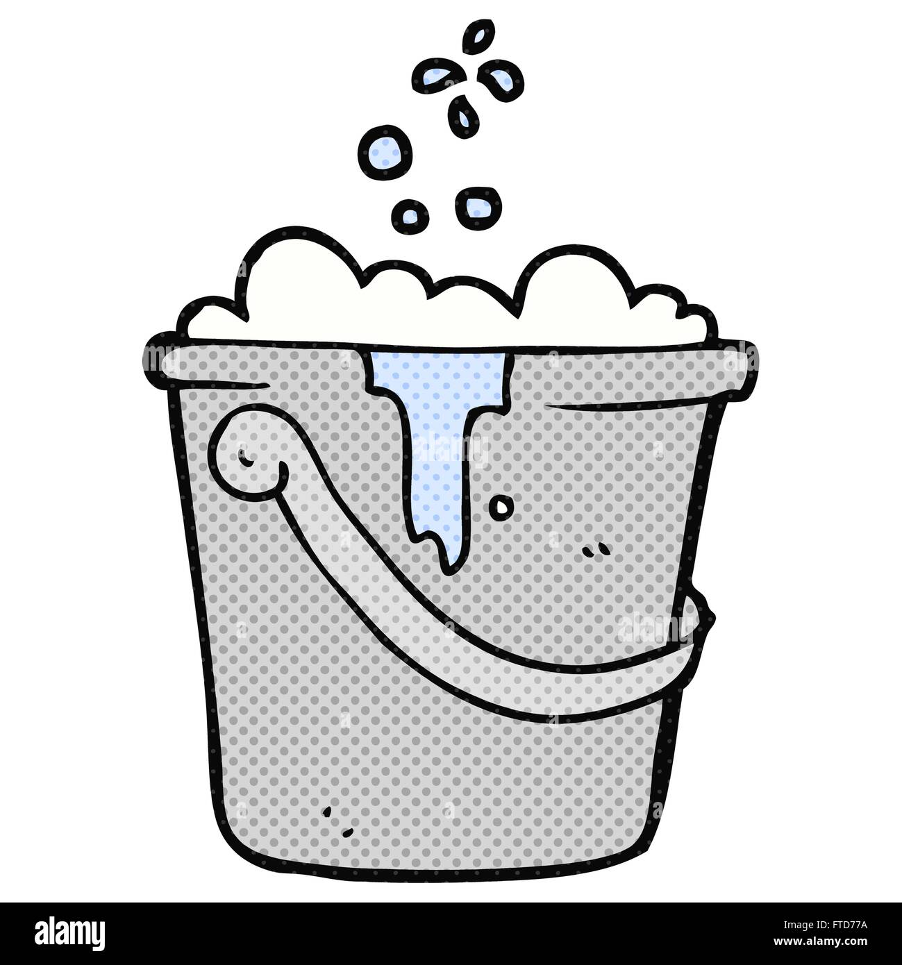 Freehand drawn cartoon bucket water hi-res stock photography and images ...