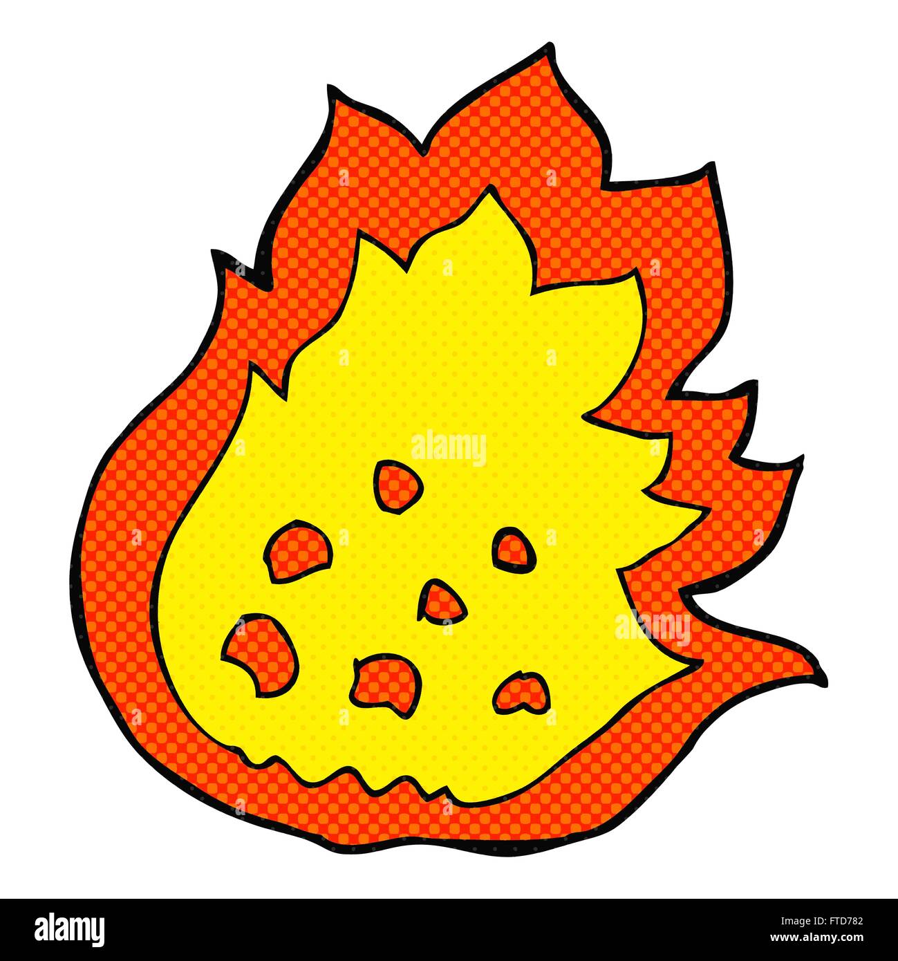 freehand drawn cartoon burning fire Stock Vector Image & Art - Alamy