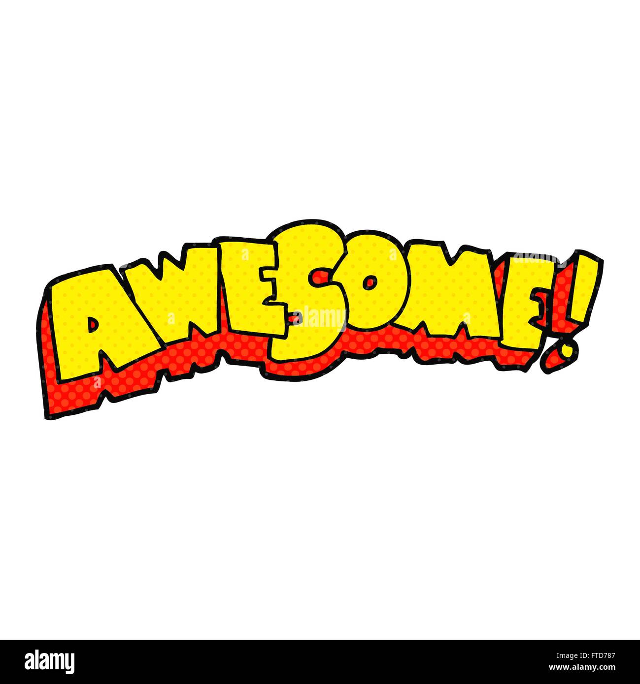 awesome freehand drawn cartoon Stock Vector Image & Art - Alamy