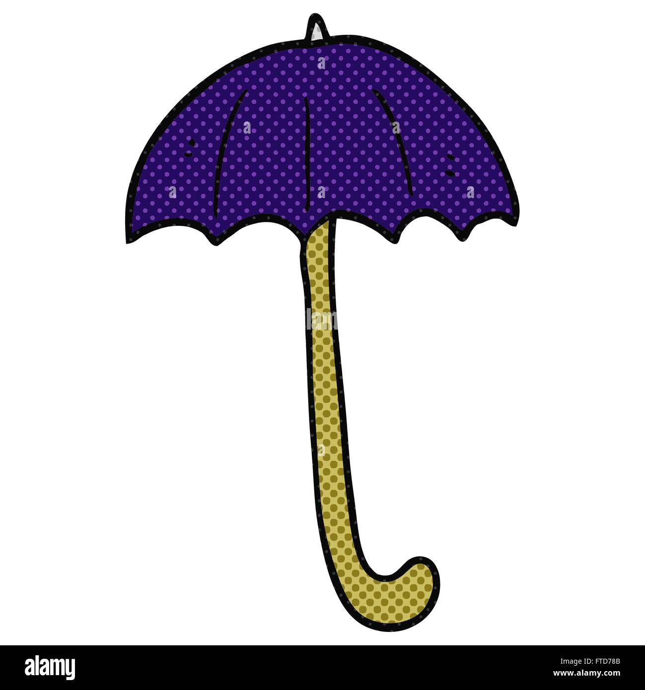 freehand drawn cartoon umbrella Stock Vector Image & Art - Alamy