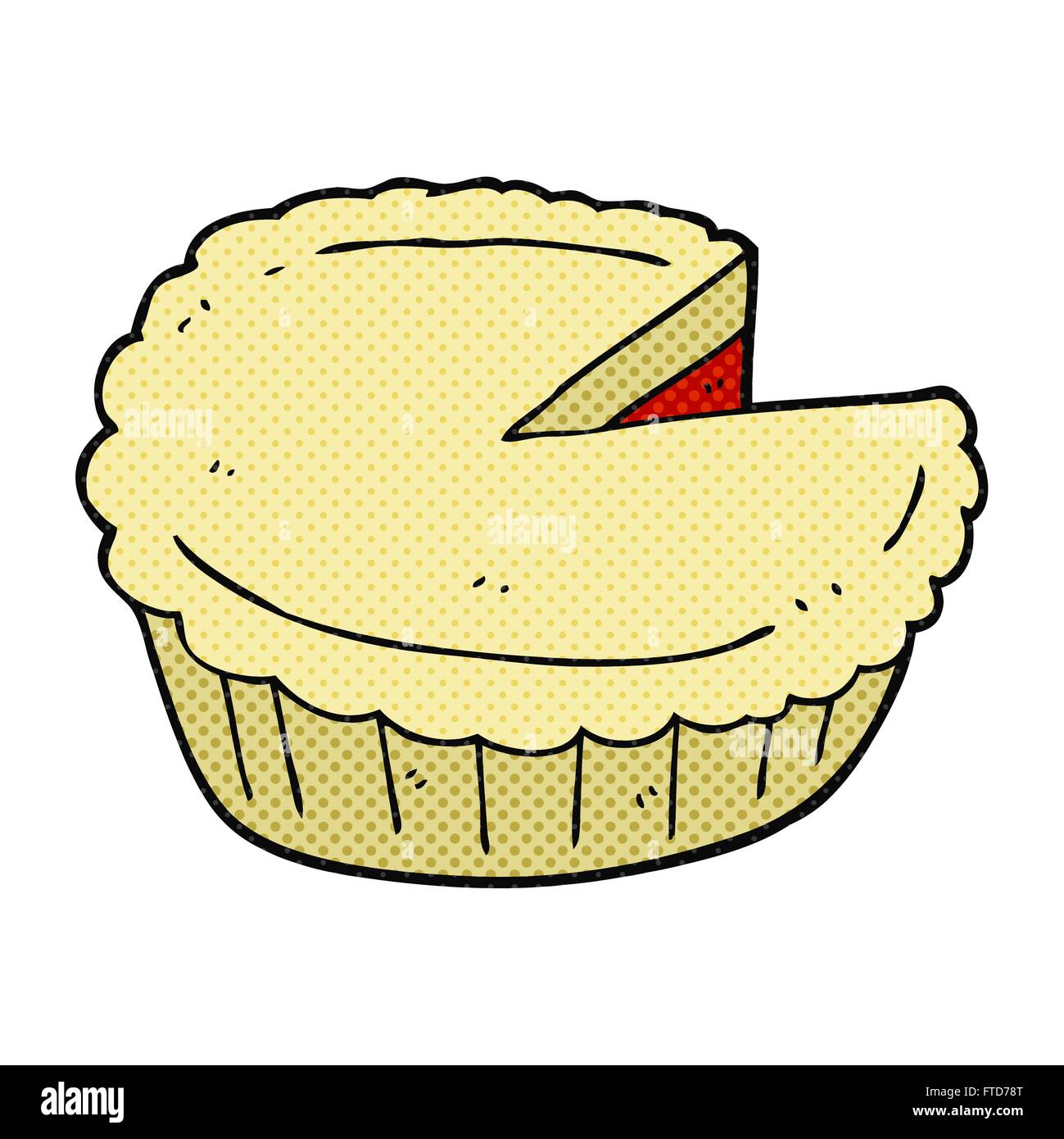 freehand drawn cartoon pie Stock Vector Image & Art - Alamy