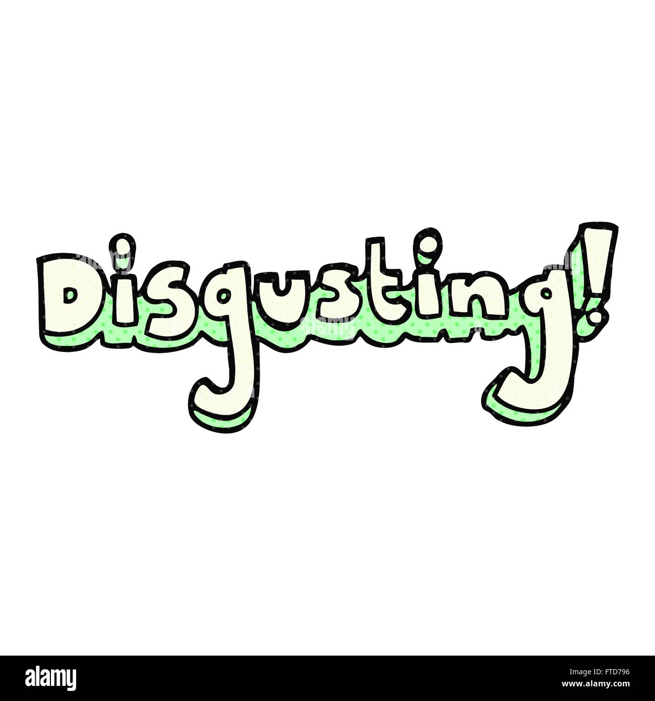 disgusting freehand drawn cartoon Stock Vector Image & Art - Alamy