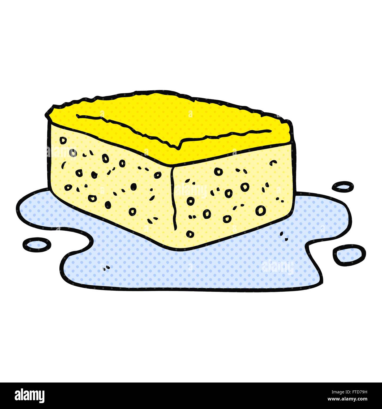 freehand drawn cartoon sponge Stock Vector Image & Art - Alamy