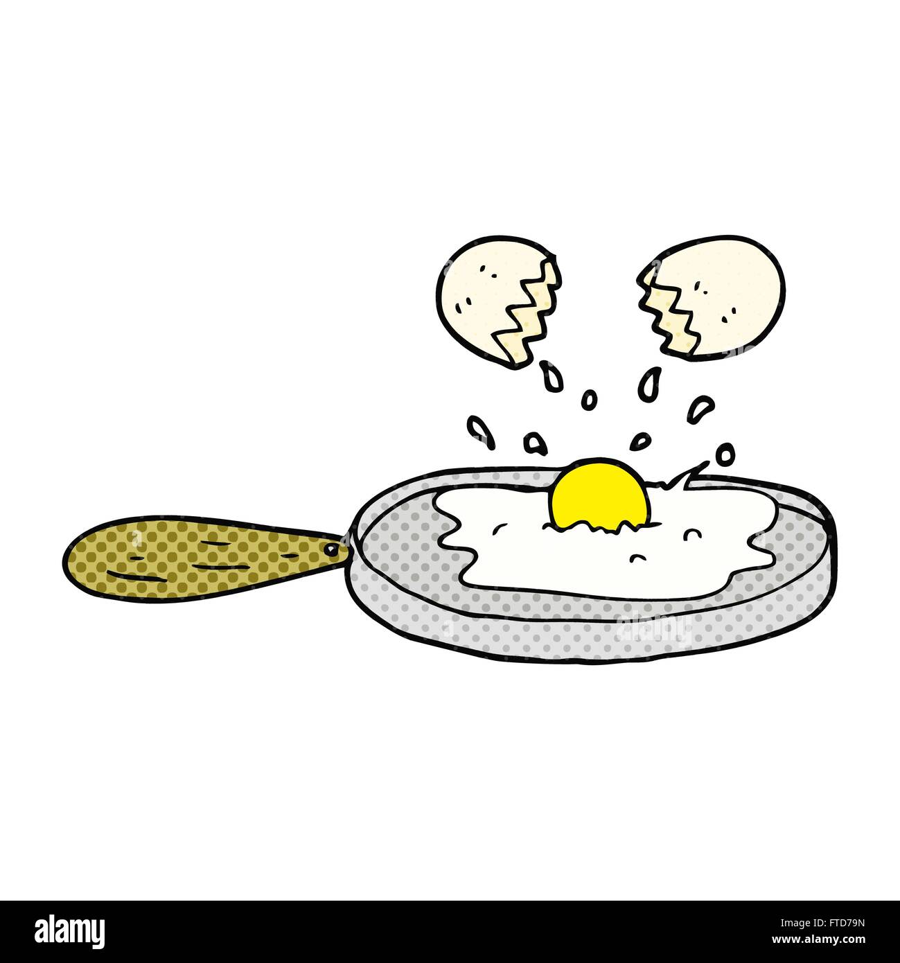 frying freehand drawn cartoon egg Stock Vector Image & Art - Alamy