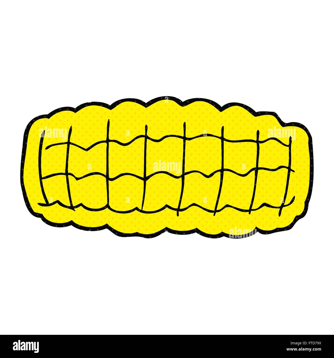 freehand drawn cartoon corn cob Stock Vector Image & Art - Alamy