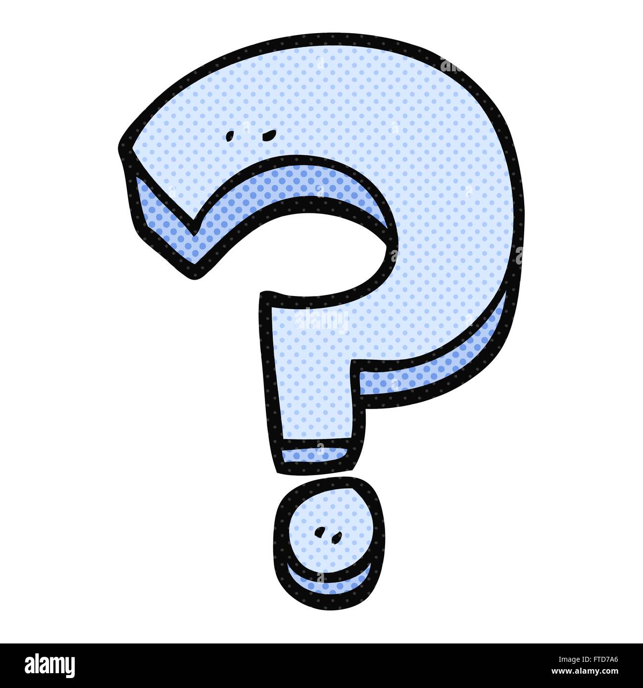 freehand drawn cartoon question mark Stock Vector Image & Art - Alamy