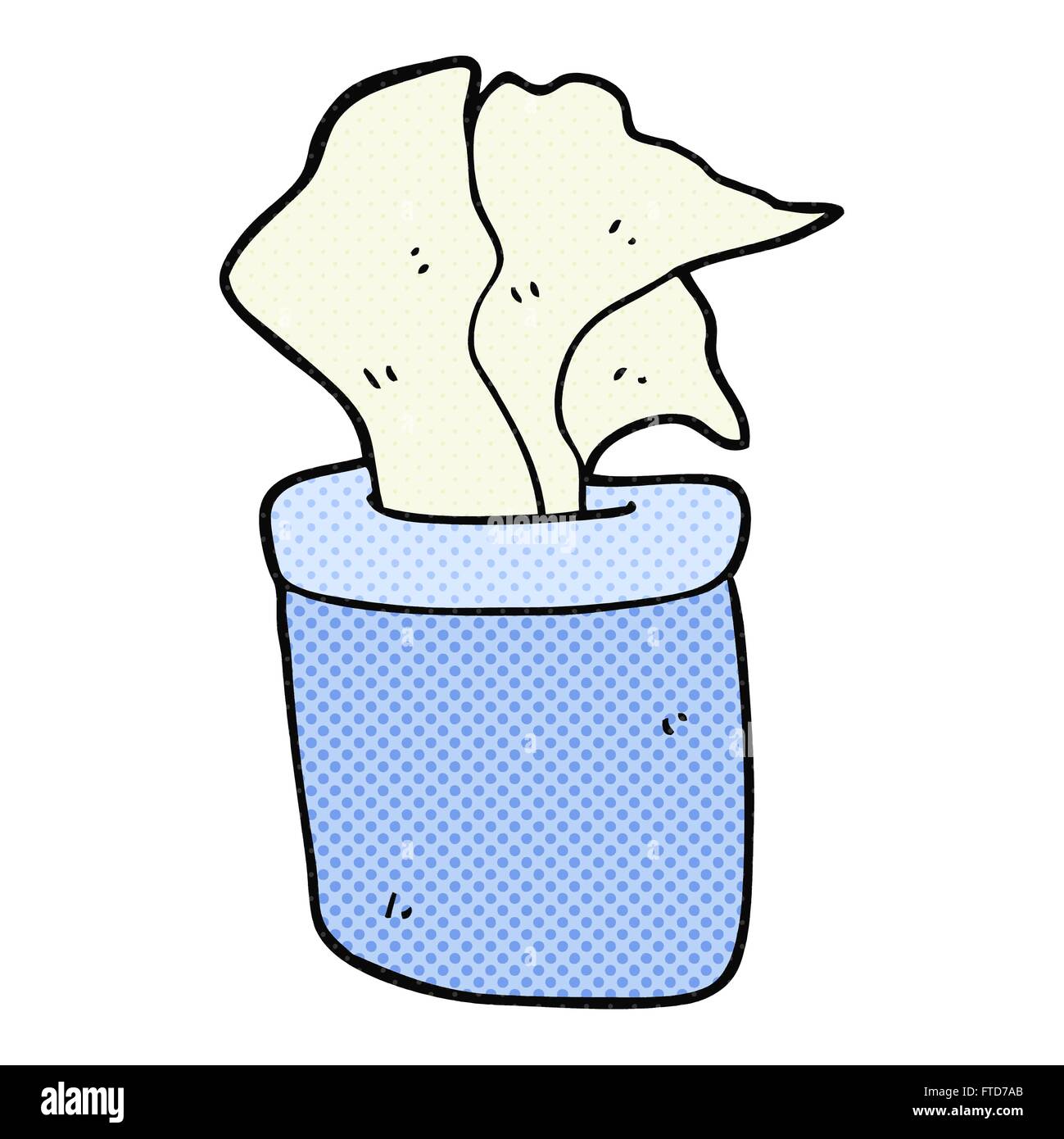 freehand drawn cartoon box of tissues Stock Vector Image & Art - Alamy