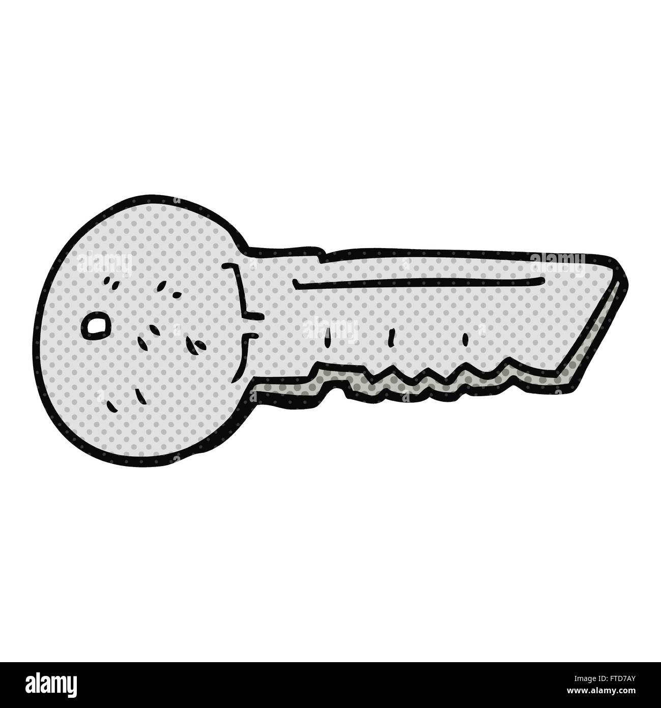 freehand drawn cartoon door key Stock Vector Image & Art - Alamy