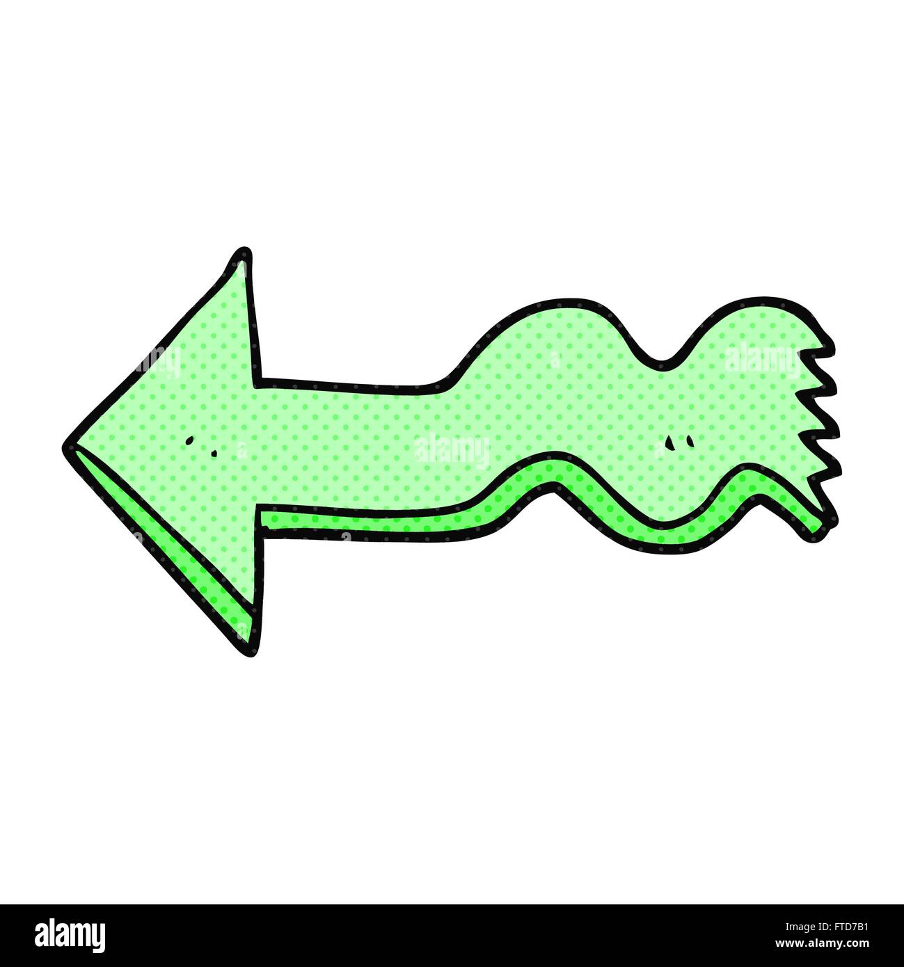 freehand drawn cartoon pointing arrow Stock Vector Image & Art - Alamy
