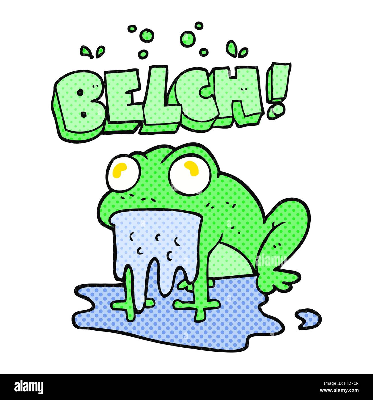 freehand drawn cartoon gross little frog Stock Vector Image & Art - Alamy