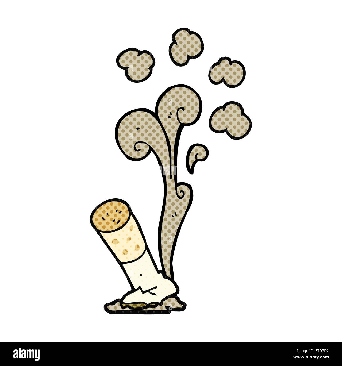 freehand drawn cartoon cigarette Stock Vector Image & Art - Alamy