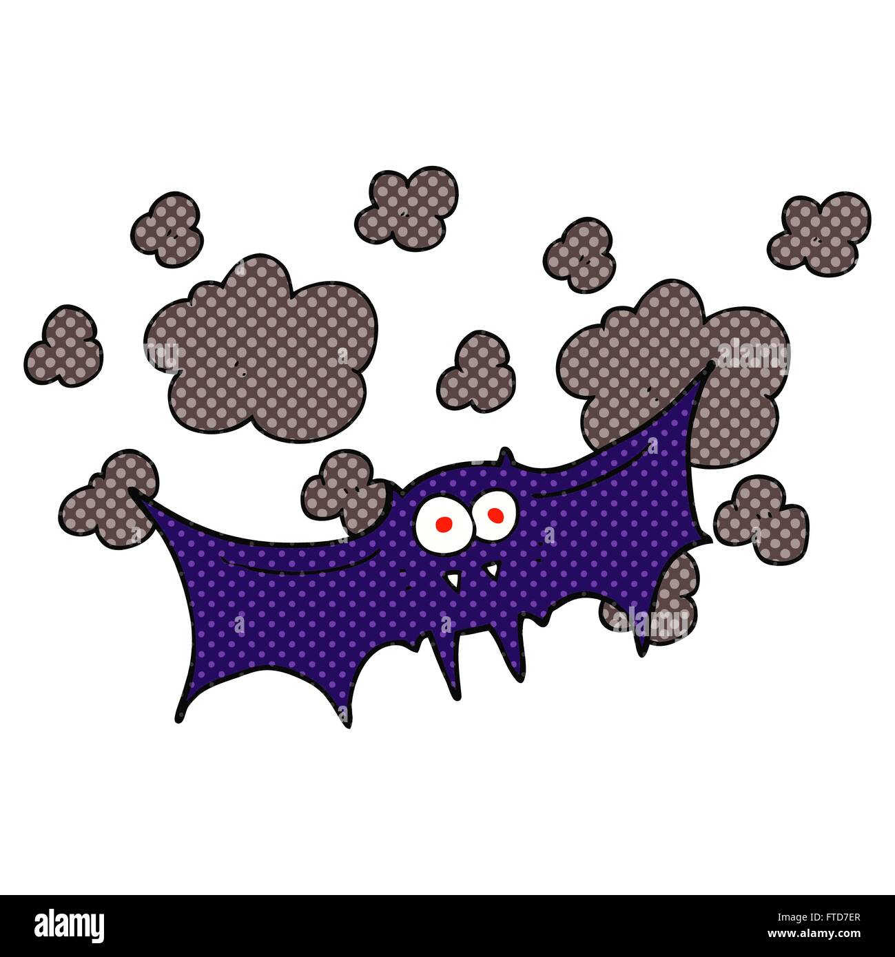 freehand drawn cartoon vampire bat Stock Vector Image & Art - Alamy