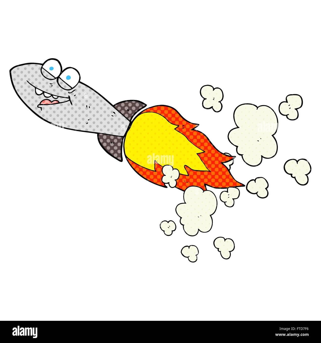 freehand drawn cartoon missile Stock Vector Image & Art - Alamy