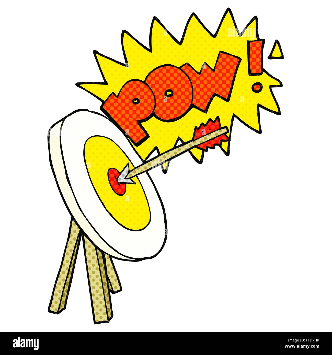 freehand drawn cartoon archery target Stock Vector Image & Art - Alamy