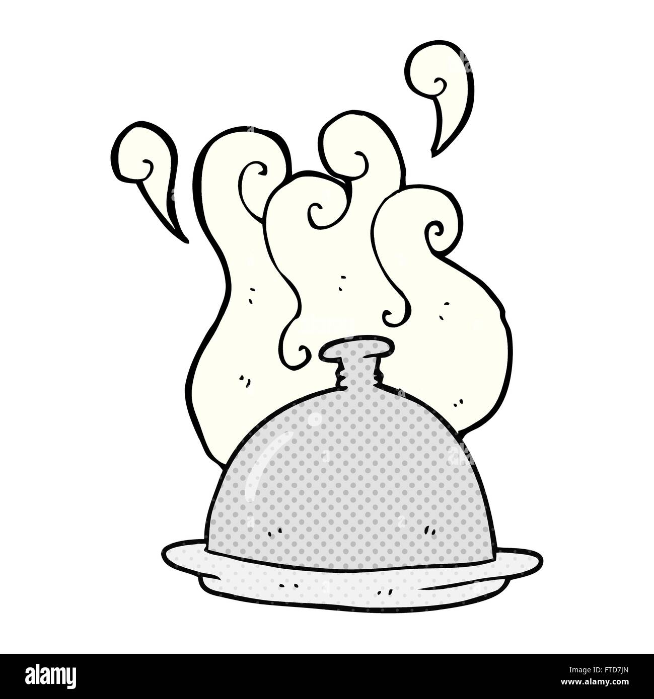 freehand drawn cartoon dinner service Stock Vector Image & Art - Alamy