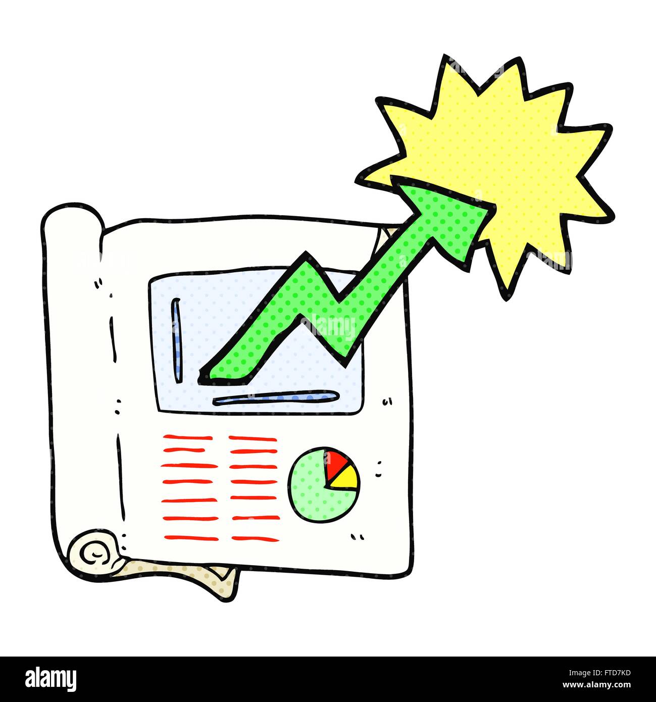 freehand drawn cartoon business document Stock Vector Image & Art - Alamy