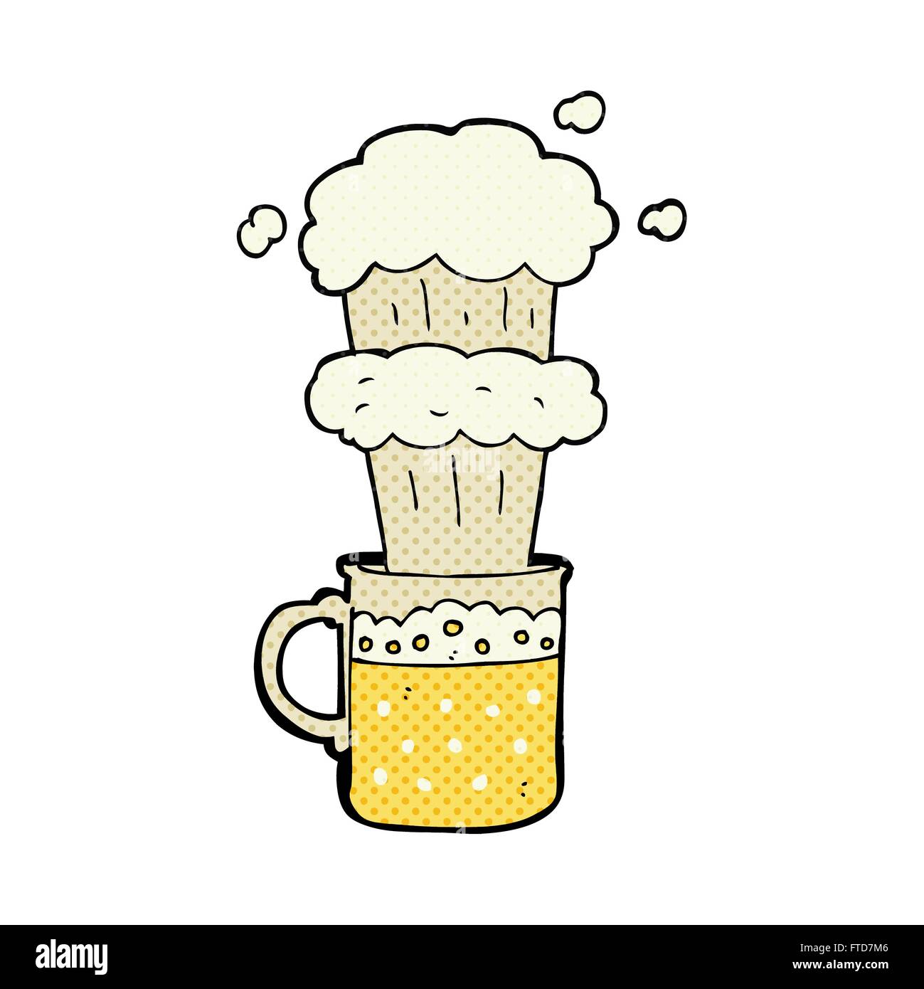 freehand drawn cartoon beer Stock Vector Image & Art - Alamy