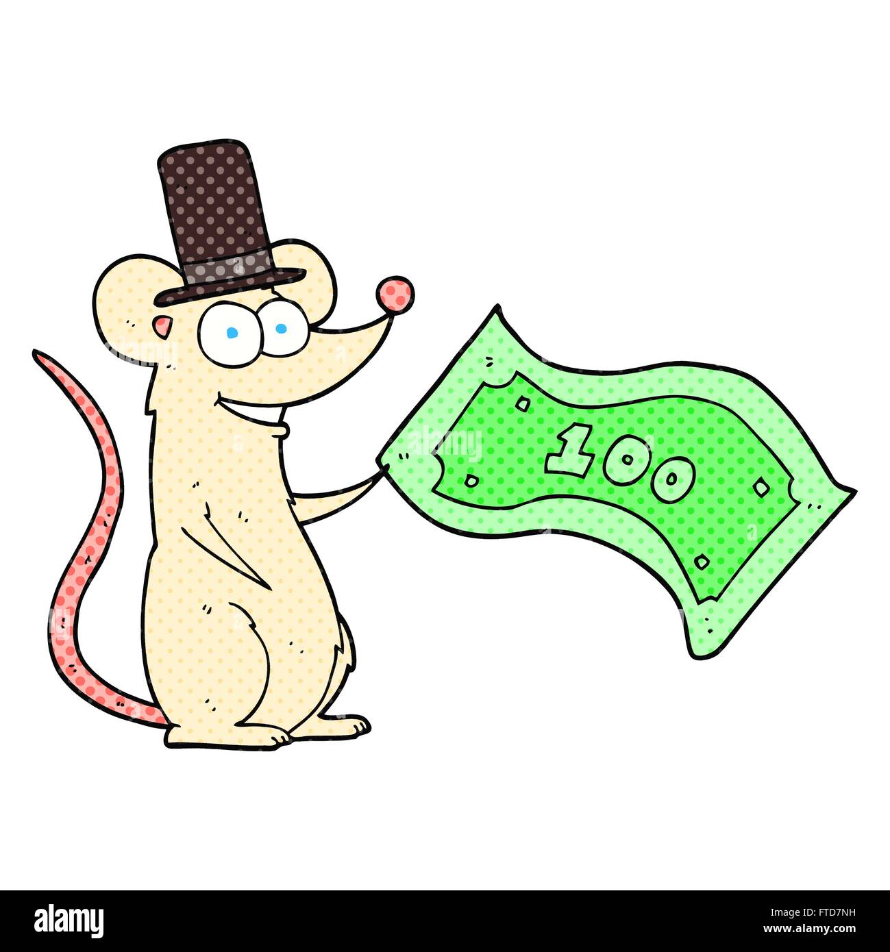 freehand drawn cartoon rich mouse Stock Vector Image & Art - Alamy