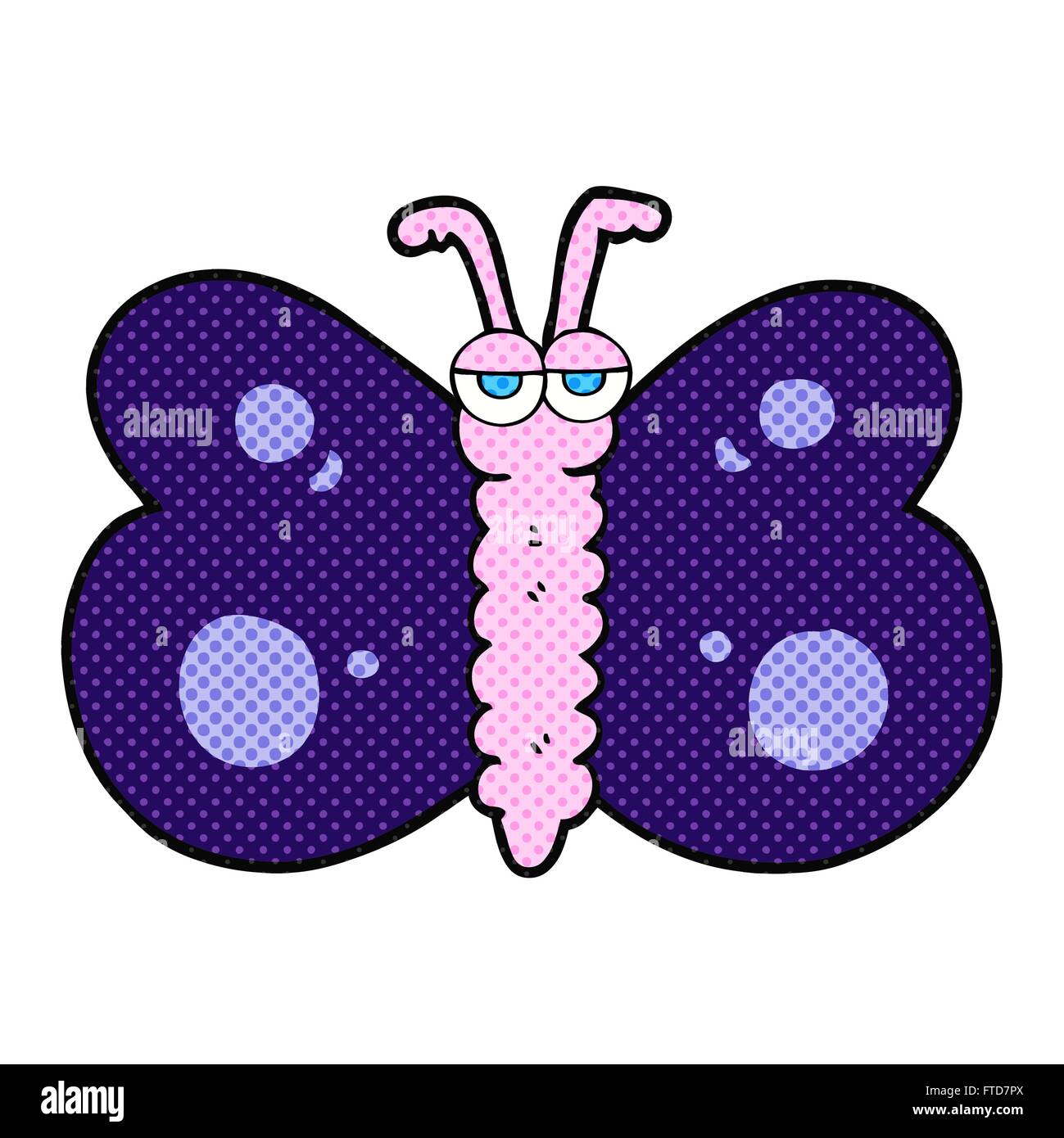freehand drawn cartoon butterfly Stock Vector Image & Art - Alamy