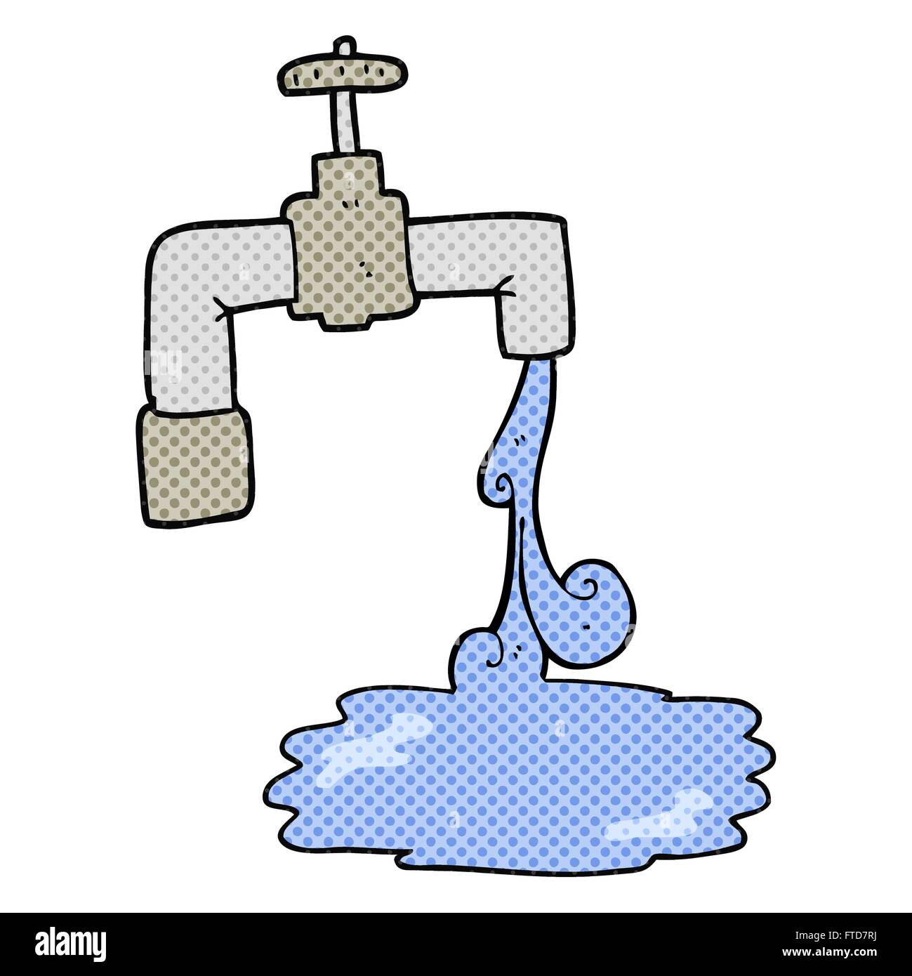 Faucet cartoon Cut Out Stock Images & Pictures - Alamy