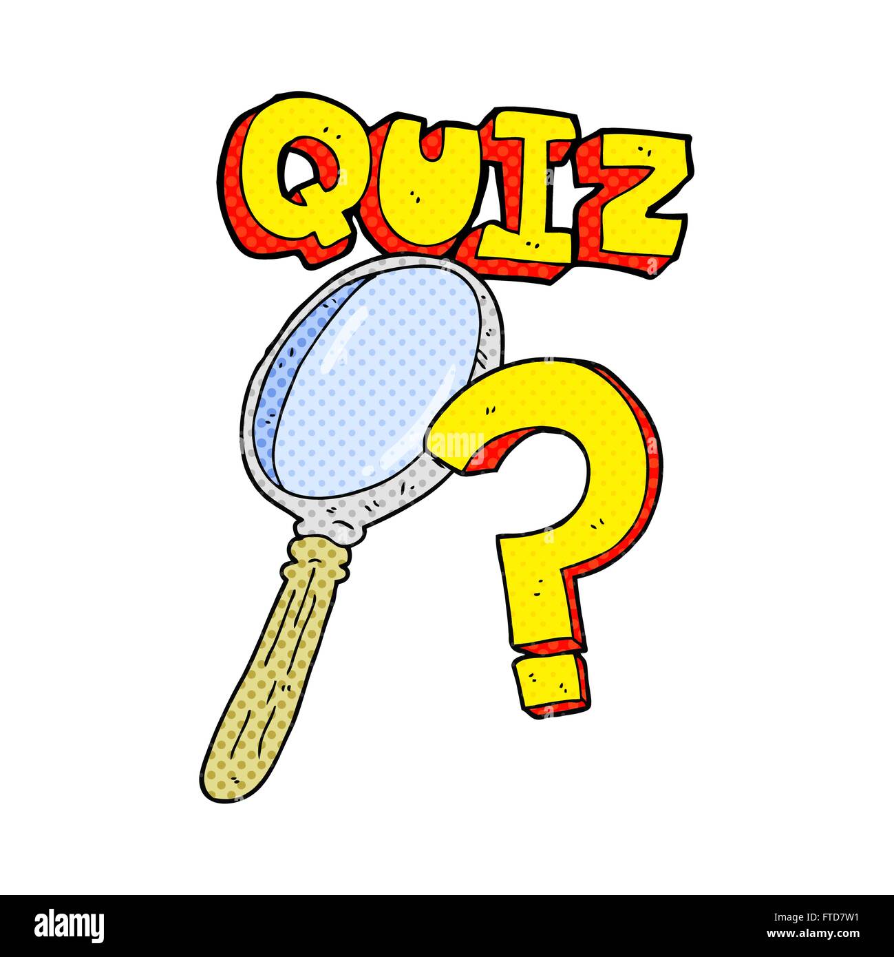 freehand drawn cartoon quiz symbol Stock Vector Image & Art - Alamy