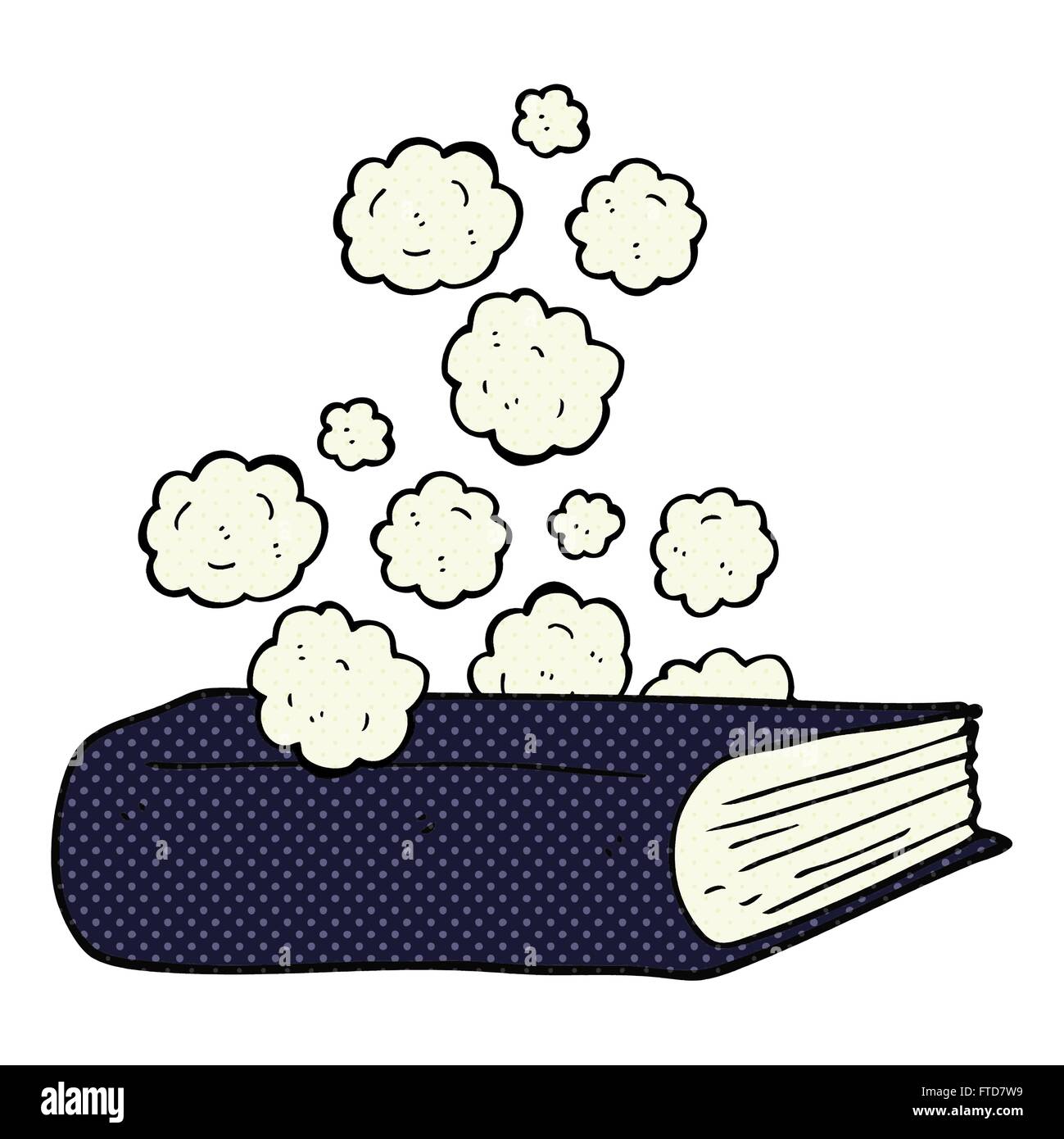 freehand drawn cartoon old book Stock Vector Image & Art - Alamy