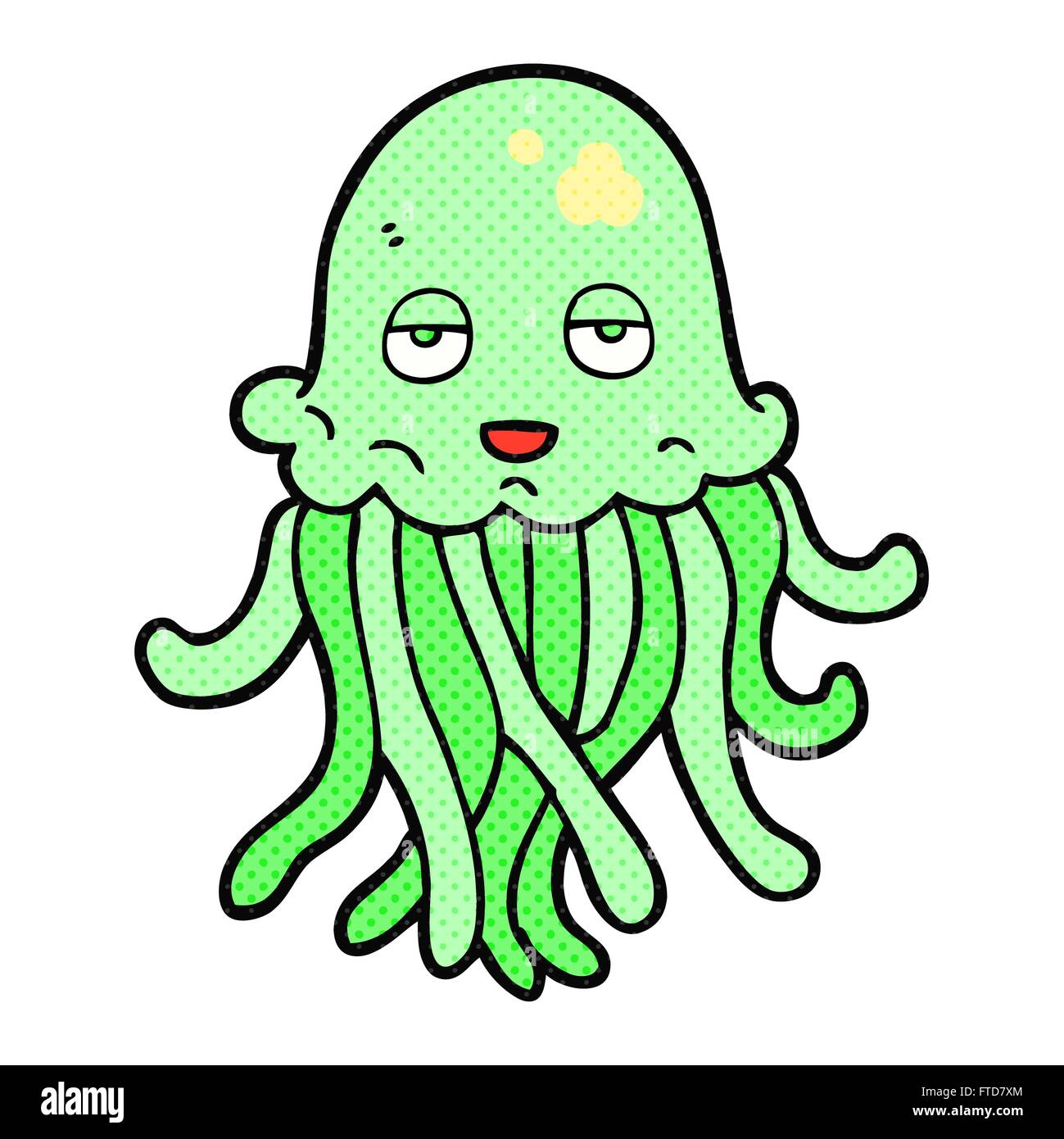freehand drawn cartoon octopus Stock Vector Image & Art - Alamy